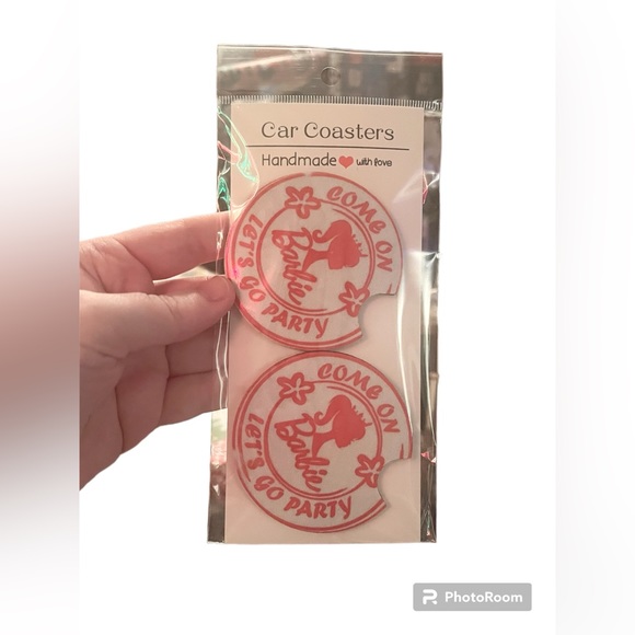 Barbie | Other | Barbie Car Coasters Come On Barbie Lets Go Party ...